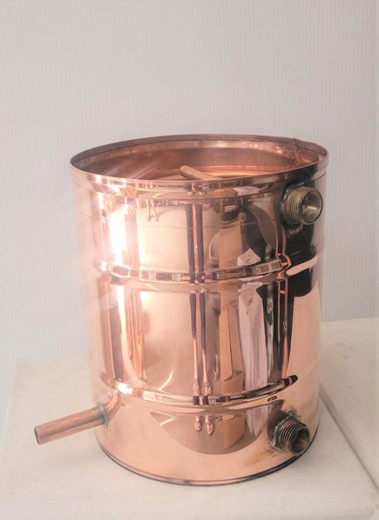 2.5-10 Gallon Moonshine Condenser Copper Worm