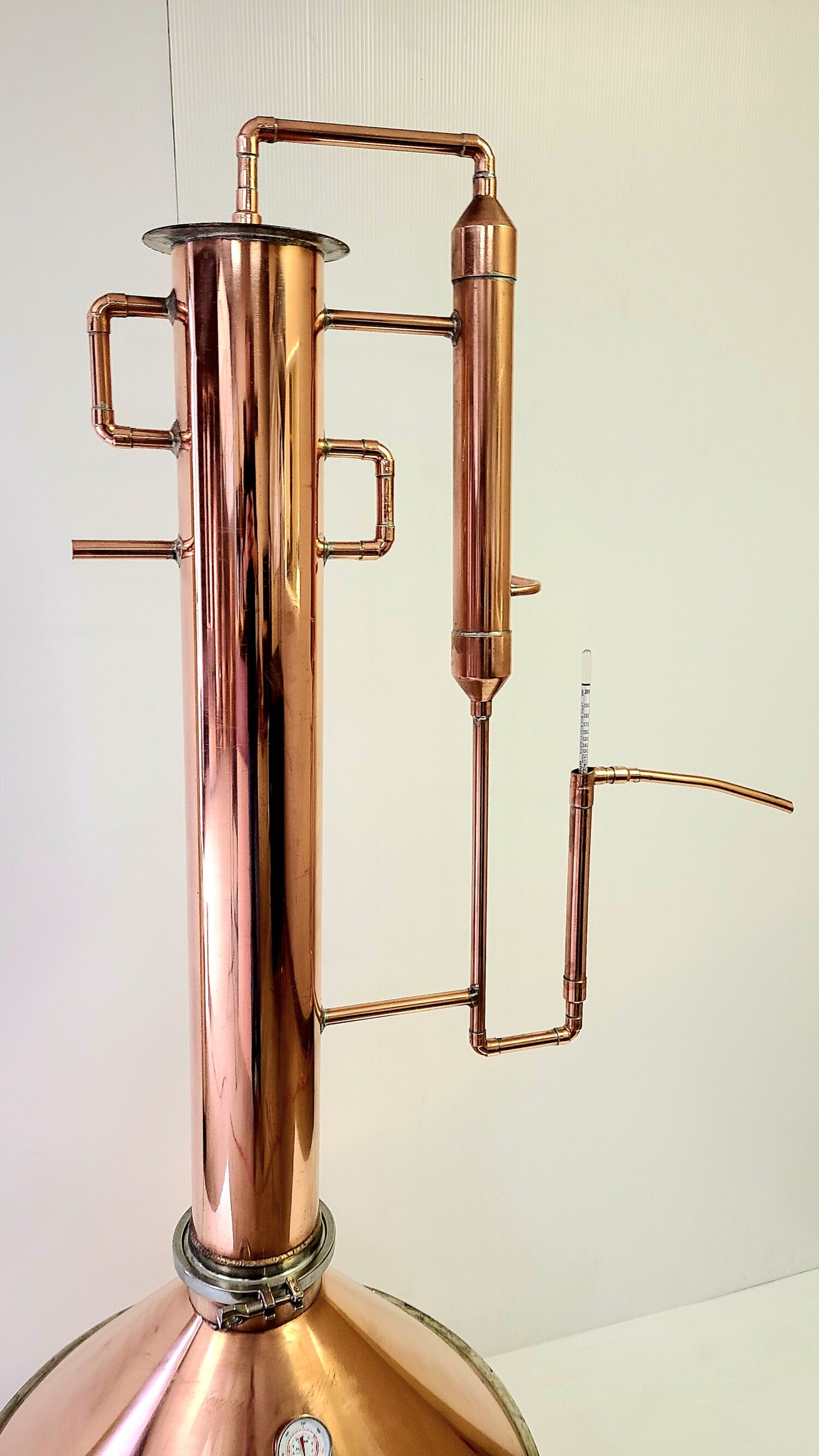 5″ Reflux Column with condenser and built in Proofing Parrot - Whiskey ...