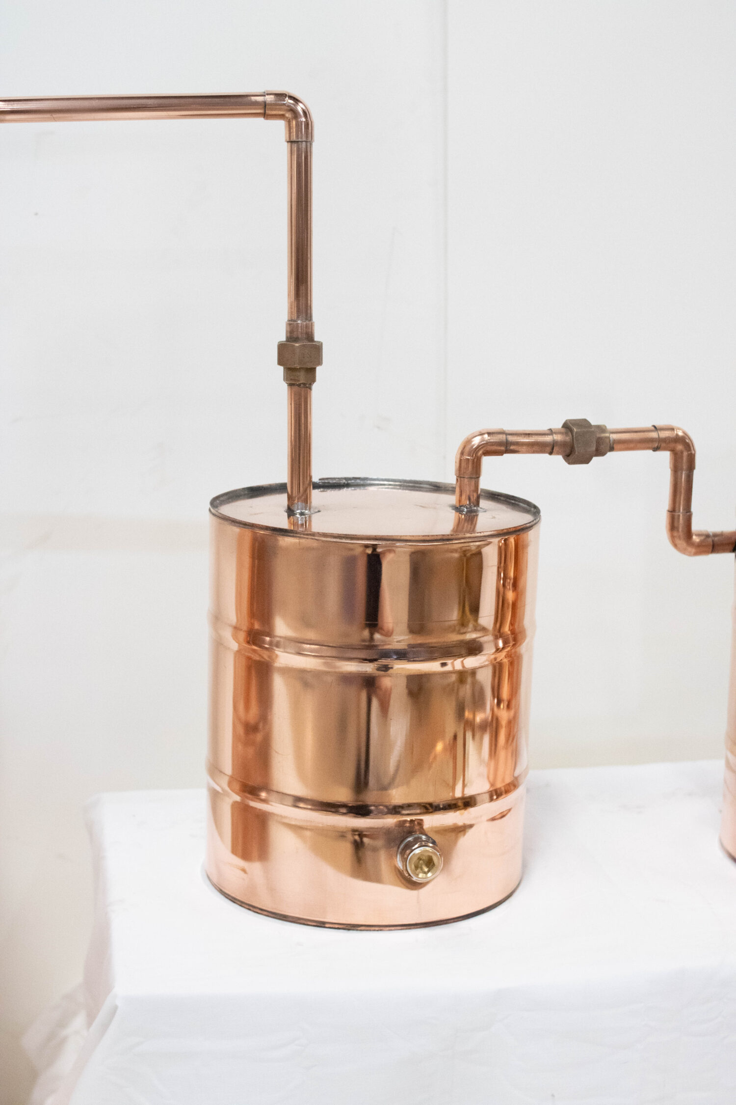 Copper Distillery Kit: 40 Gallon Large Alcohol Still & More