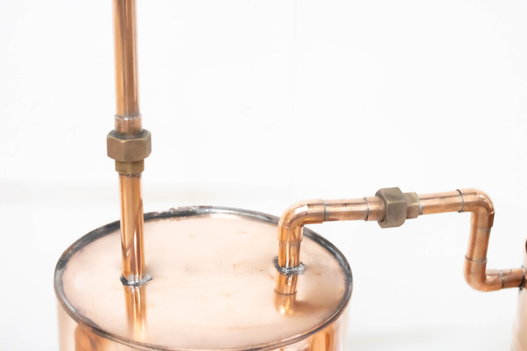 Copper Distillery Kit: 40 Gallon Large Alcohol Still & More