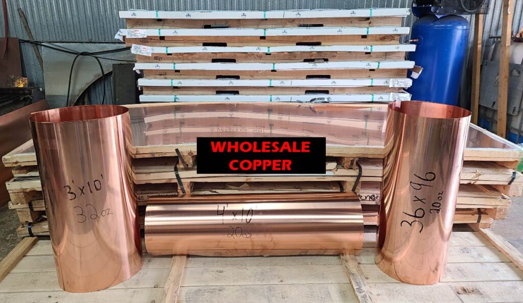 Copper Sheets 48" x 120" 20oz 22-Gauge Mill Finish - Copper Moonshine ...