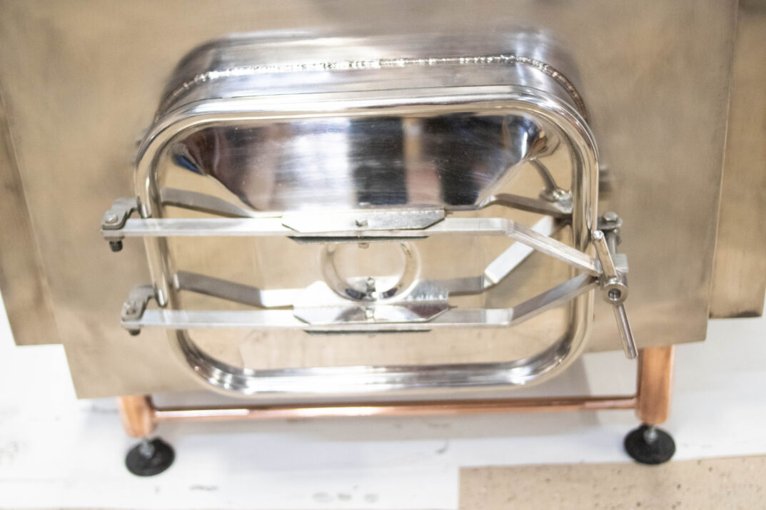 160 Gallon Oil Jacketed Mash Tun/Still Combo - Copper Moonshine and ...