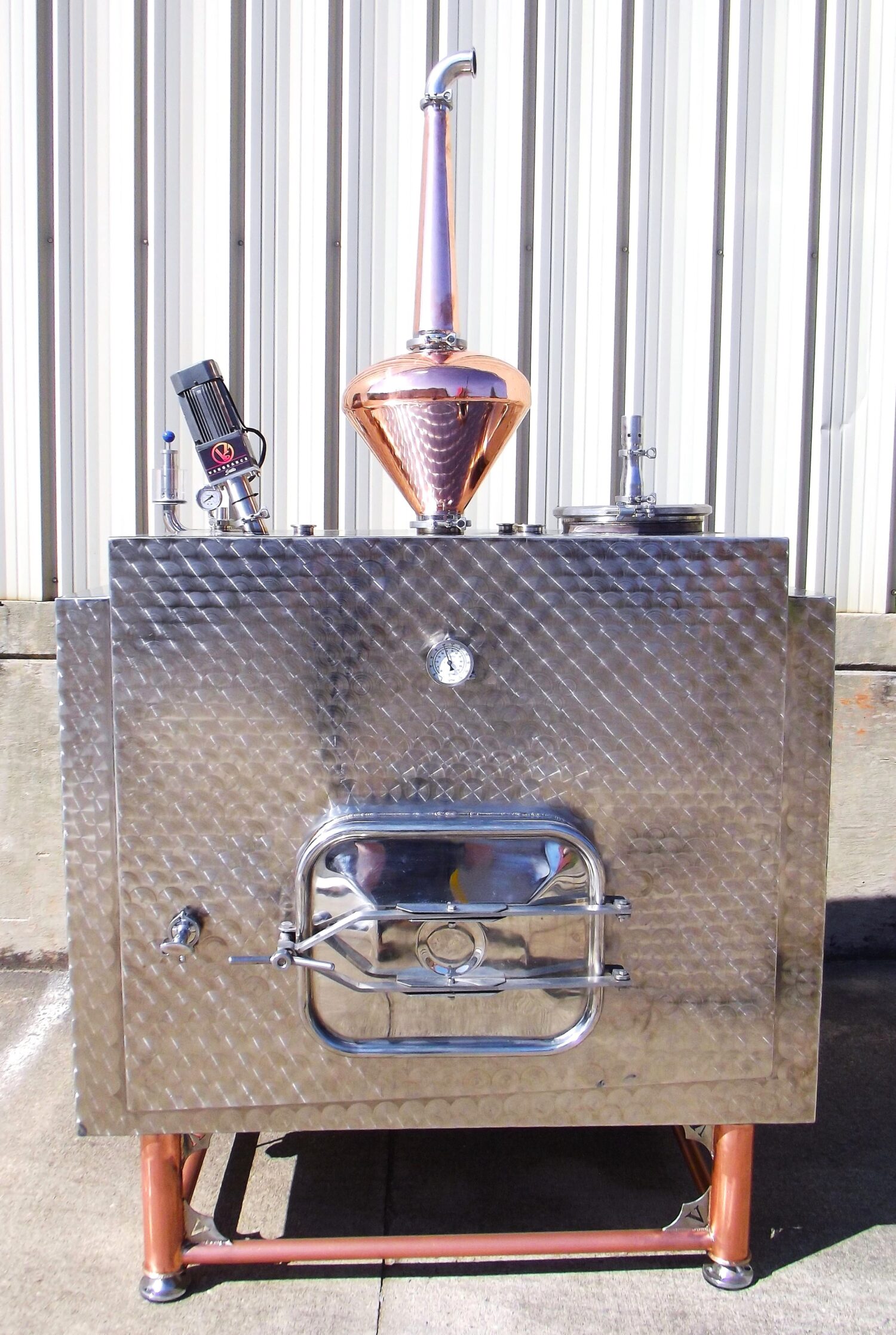 315 Gallon Jacketed Mash Tun / Still Combo - Copper Moonshine and ...